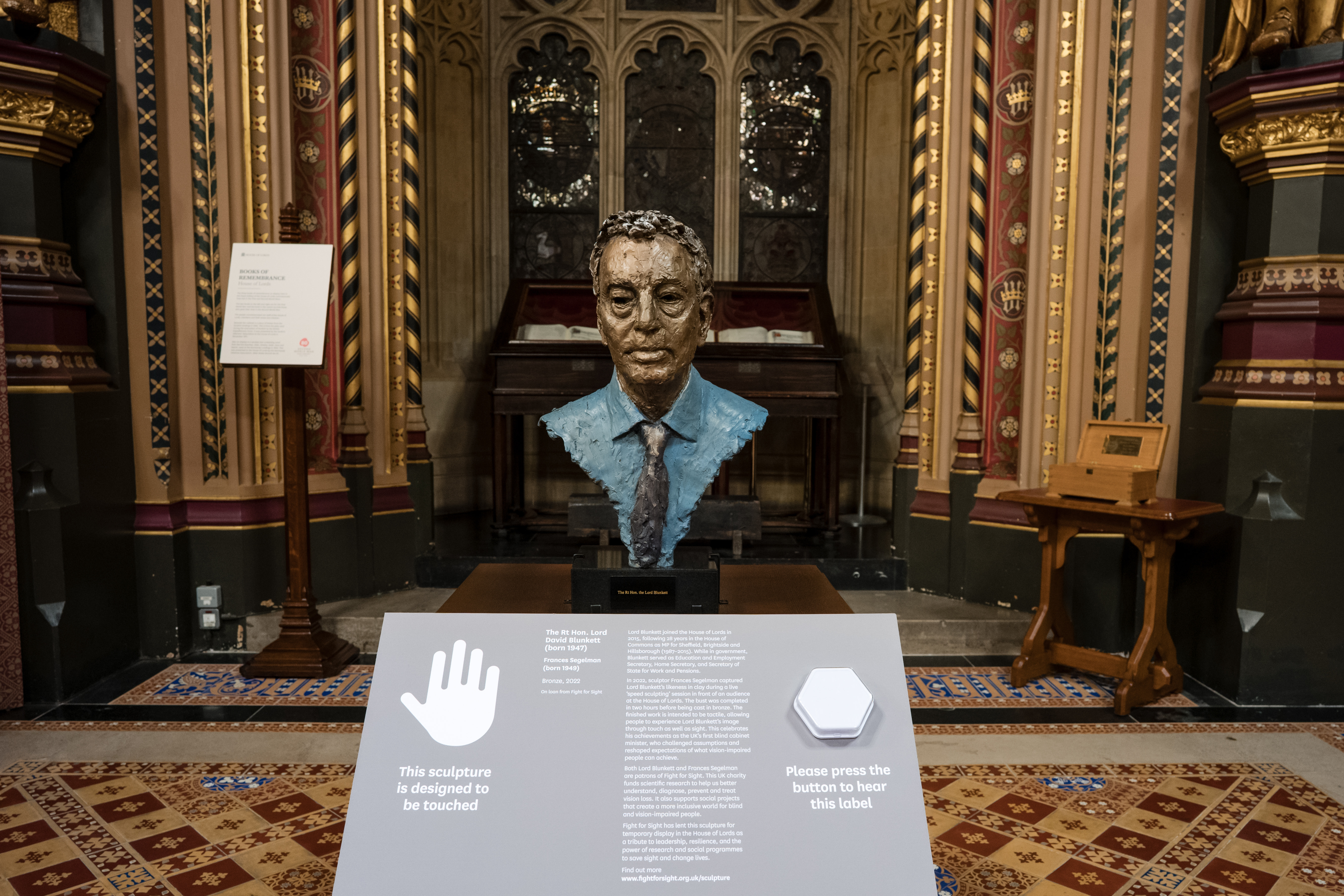 Labour peer immortalised in bronze to celebrate achievements of vision ...